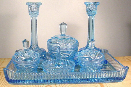 1860-1864 - Glass Trinket Sets